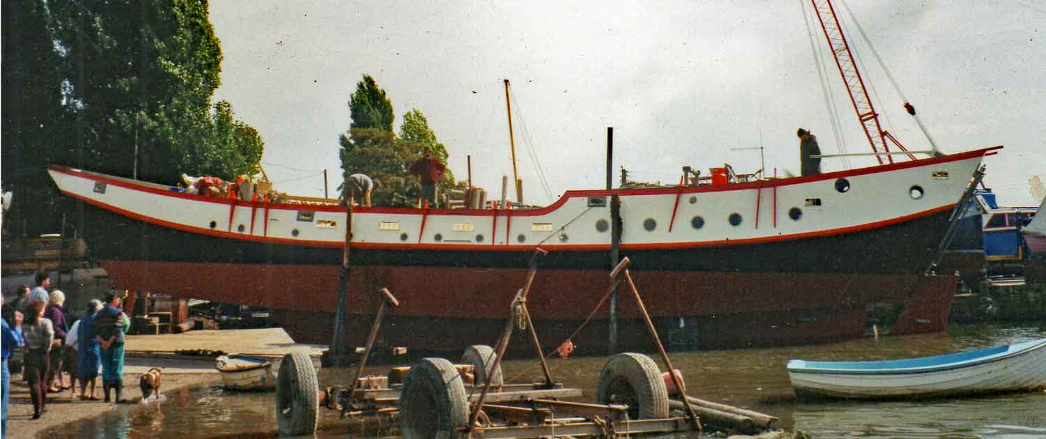 The Schooner Trinovante History, Design, Build and Sailing | SchoonerSail